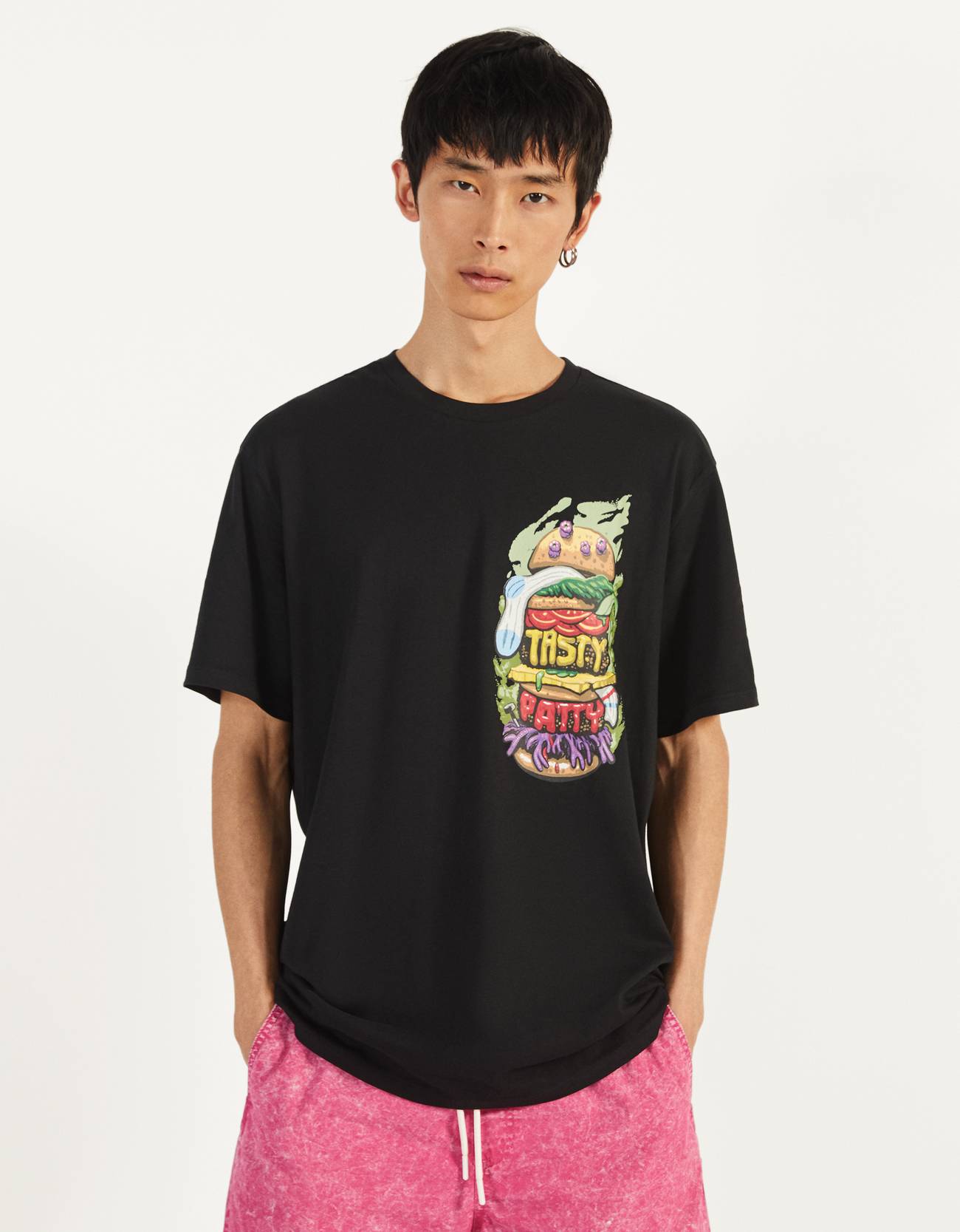 Venta > camiseta bob esponja bershka > en stock