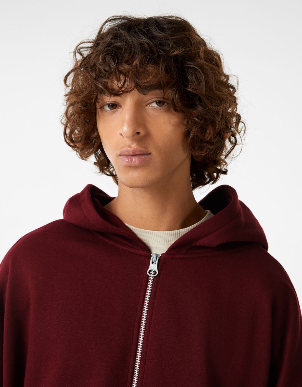 Oversize Zip up Hoodie Woman Bershka oversize-zip-up-hoodie-woman-bershka