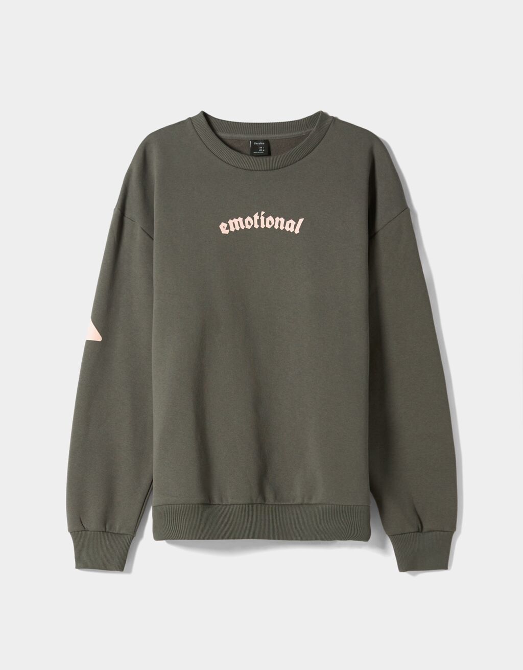 Sudadera Oversize Print Lettering Hombre Bershka sudadera-oversize-print-lettering-hombre-bershka