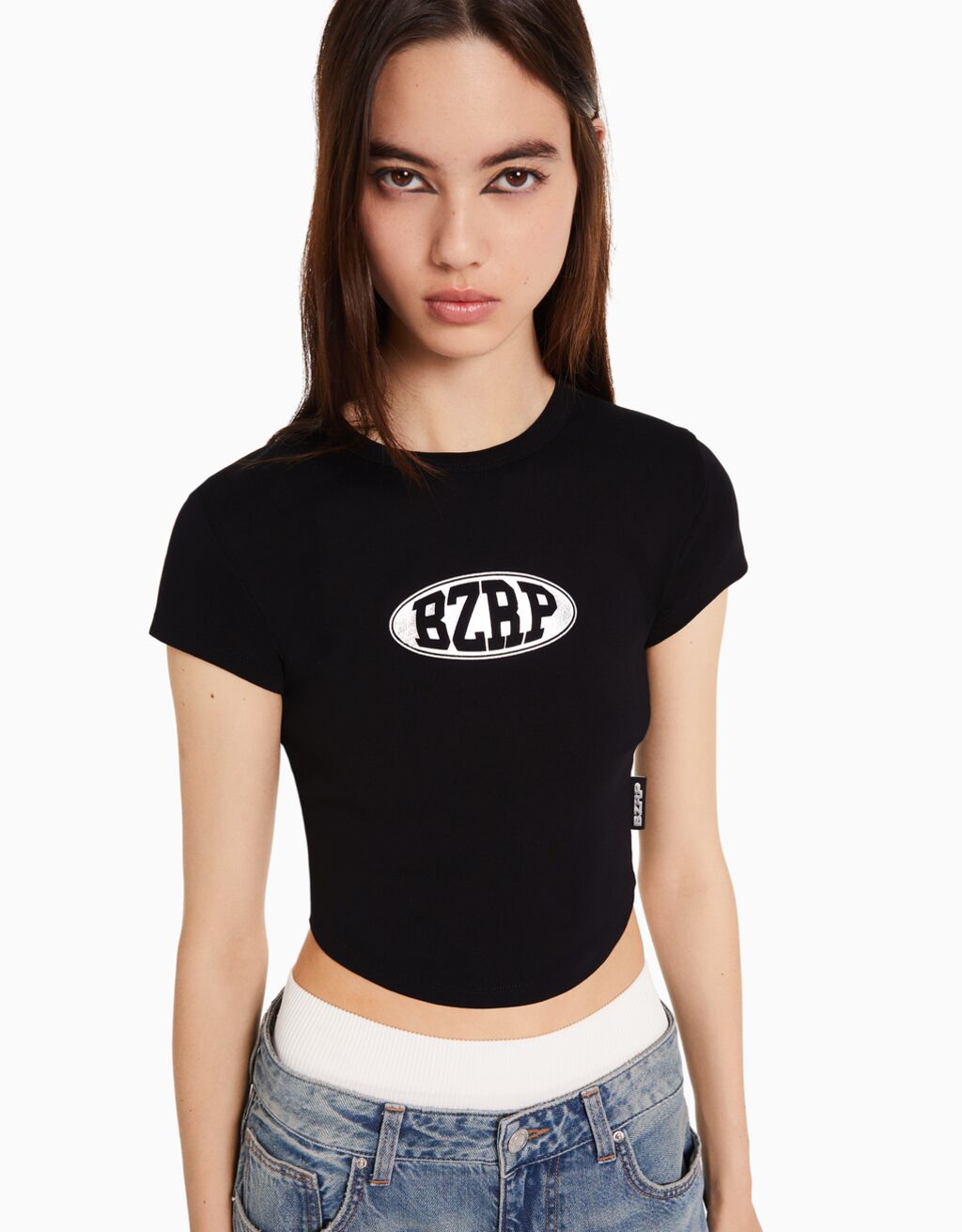 Short Sleeve Bershka Ft Bizarrap Print T Shirt Bsk Teen Bershka