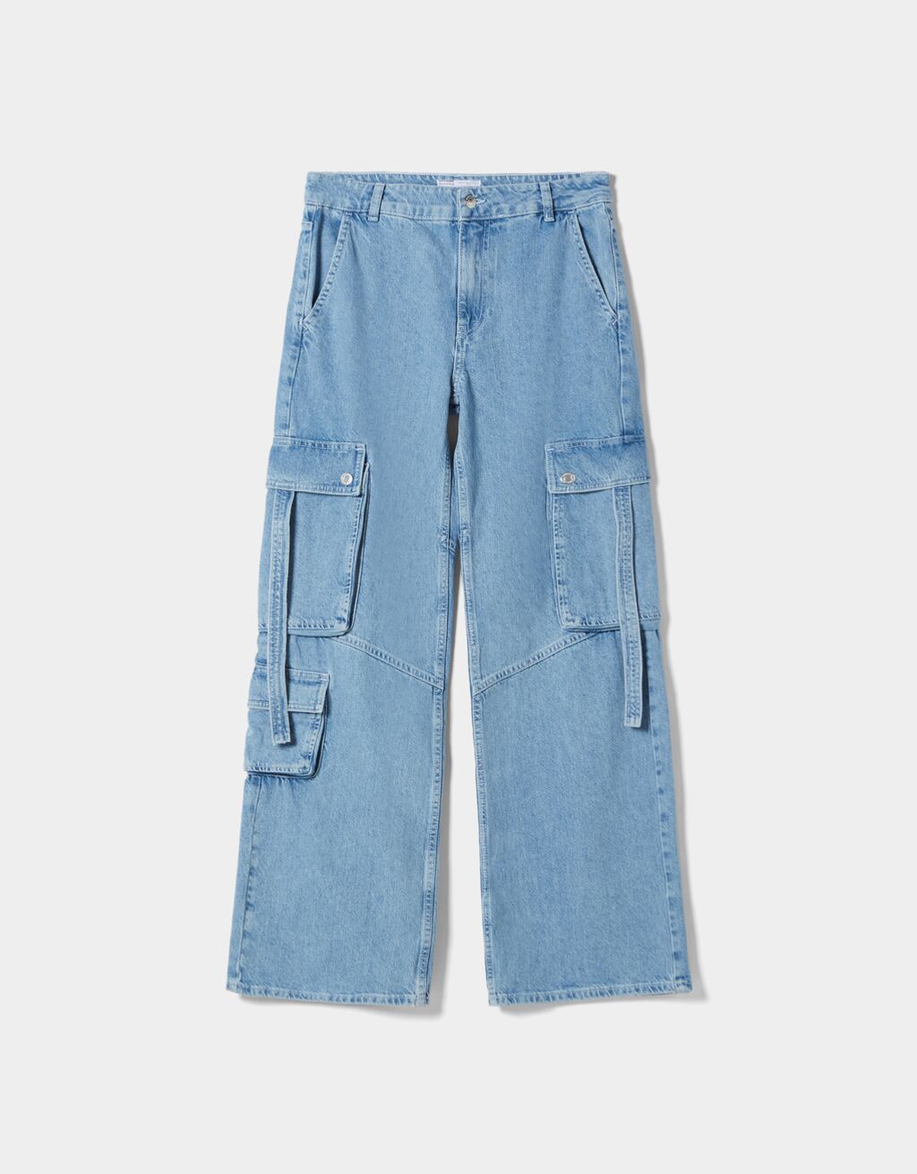 Multi pocket Cargo Jeans Women Bershka multi-pocket-cargo-jeans-women-bershka