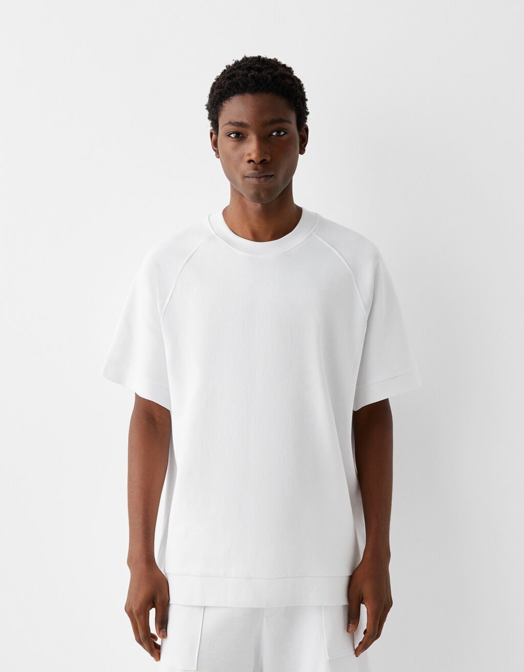 Interlock boxy fit short sleeve T-shirt - Men | Bershka