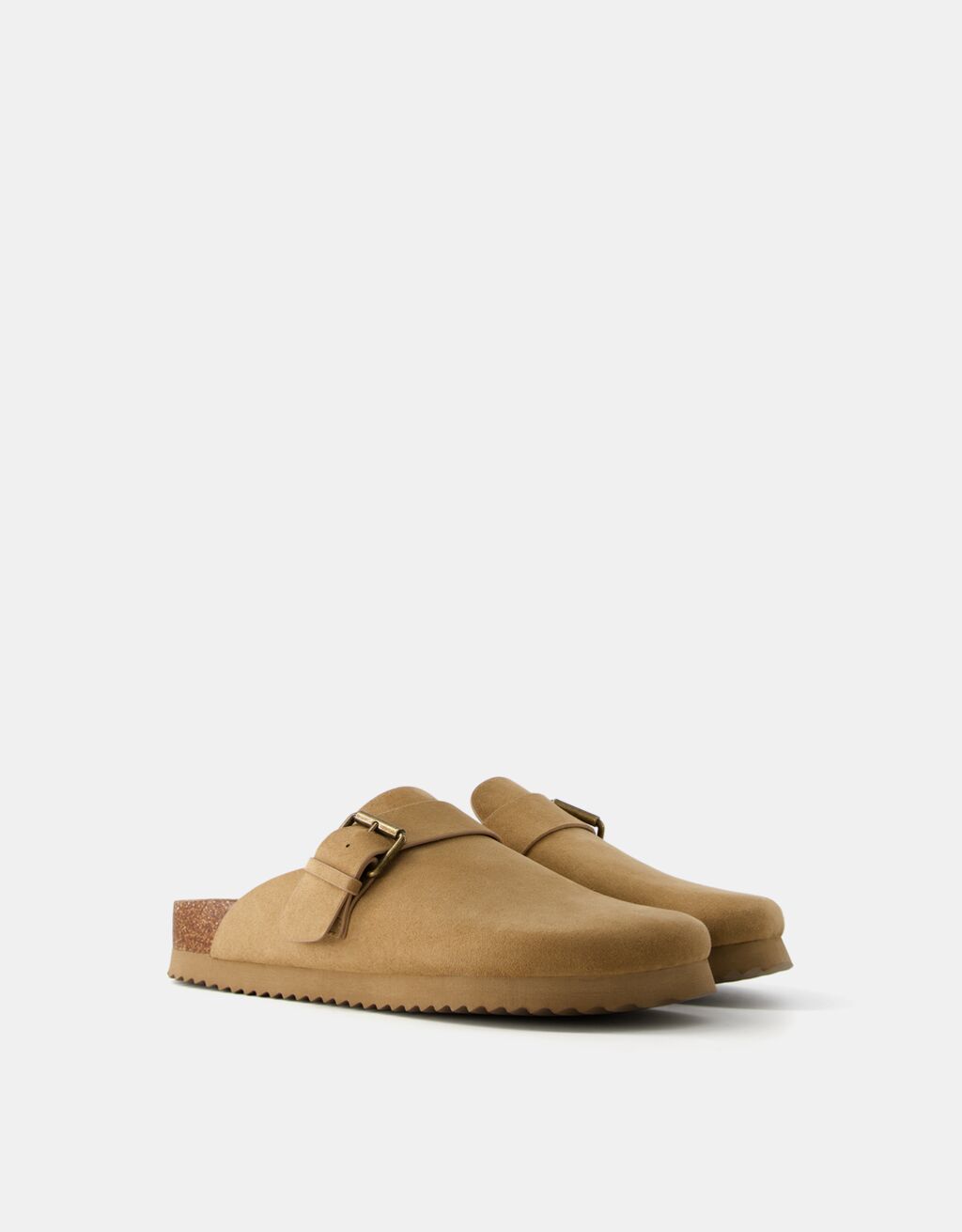 Men's clogs with buckle detail - Men | Bershka