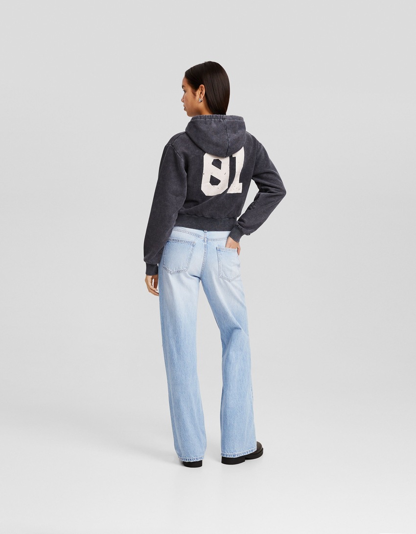 Jeans 90´s Wide Leg Rotos Bsk Teen Bershka
