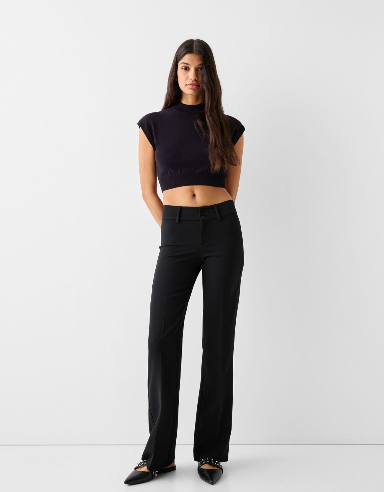 Flared trousers - Women | Bershka