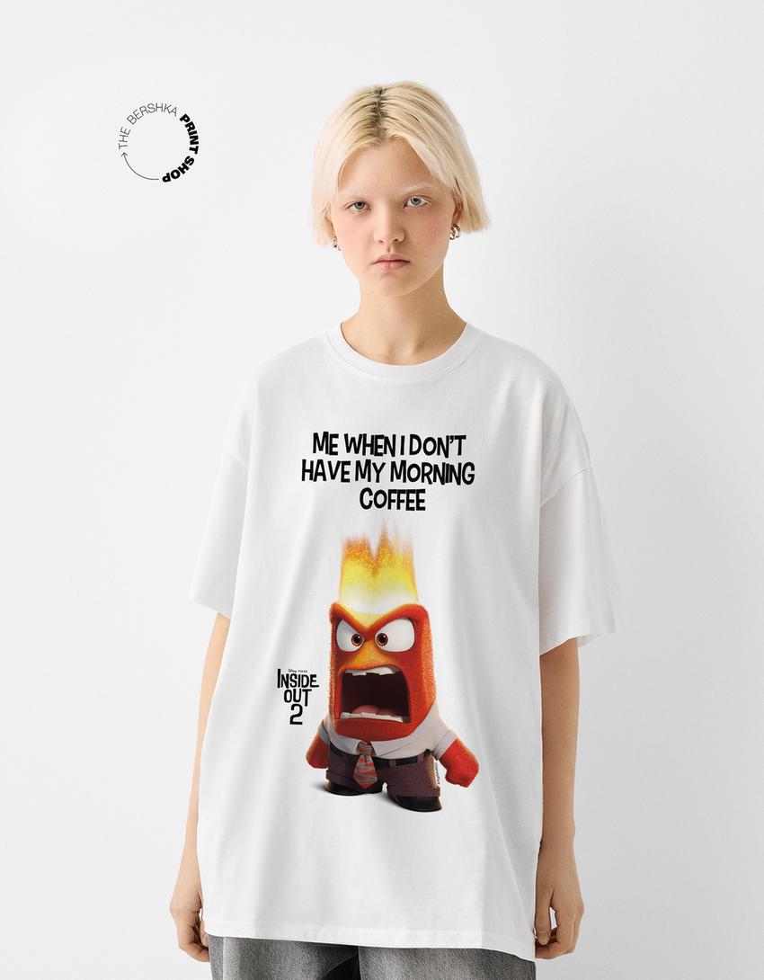 Inside Out 2 oversize T-shirt with short sleeves - Women | Bershka