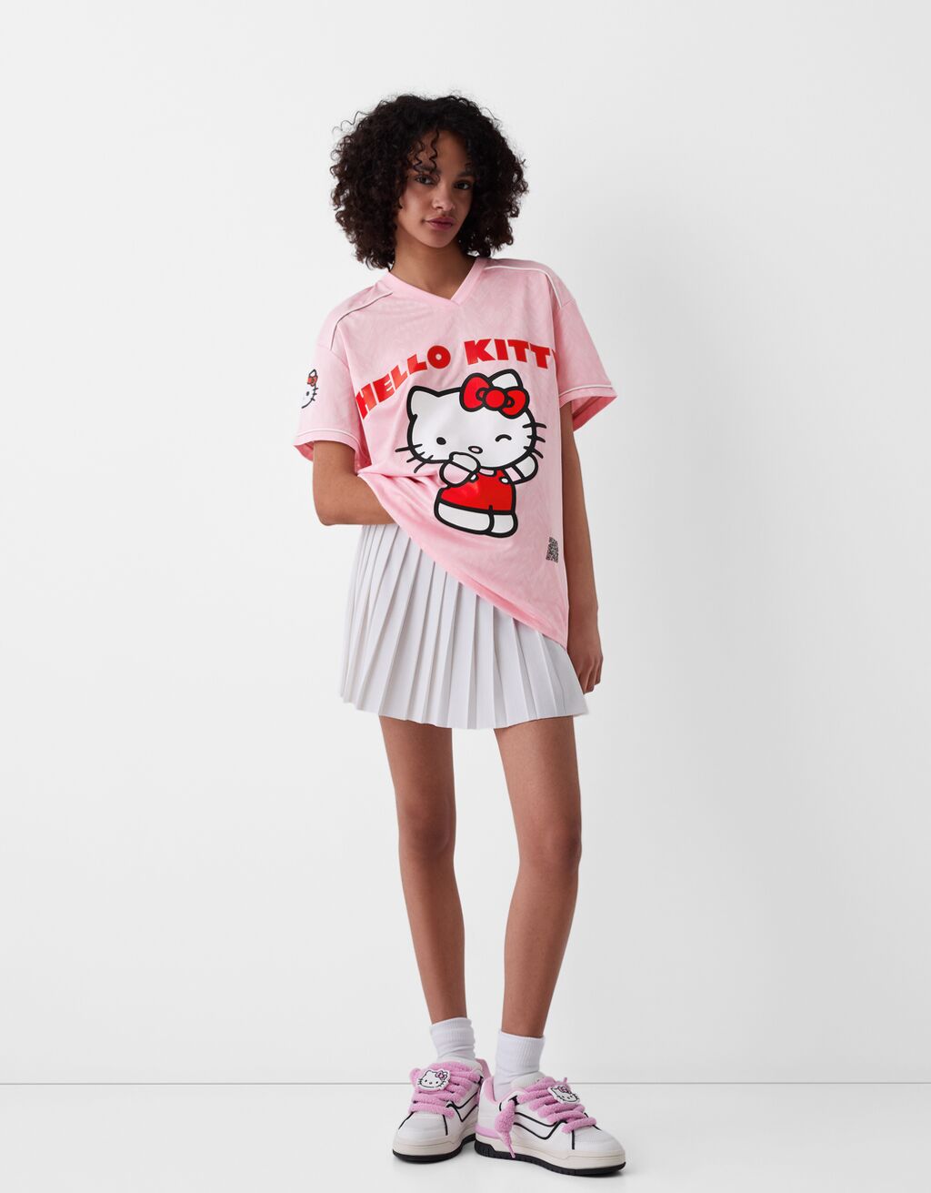 Koszulka sporty z krótkim rękawem Hello Kitty Mania - BSK Teen | Bershka