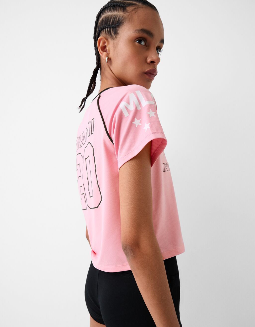 Stumpet T-shirt med Inter Miami CF-print - BSK Teen | Bershka