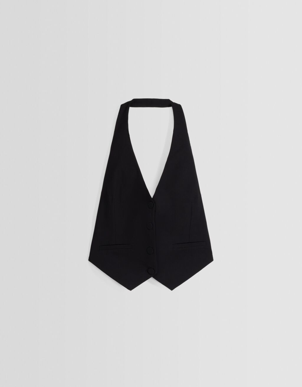Tailored Halter Neck Waistcoat Women Bershka