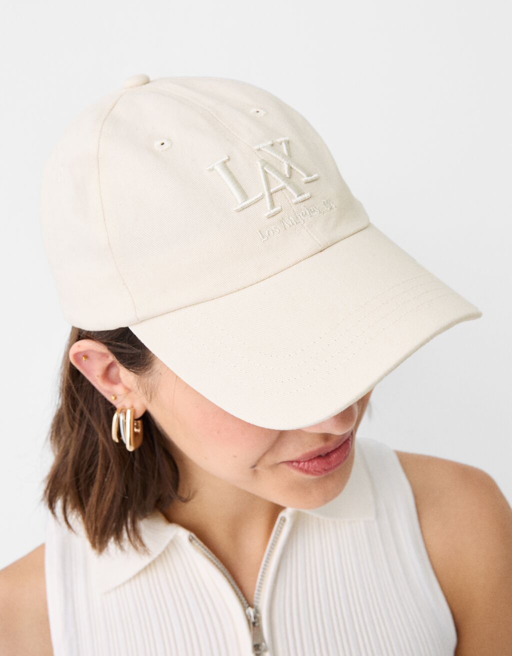 Embroidered LAX cap - BSK Teen | Bershka