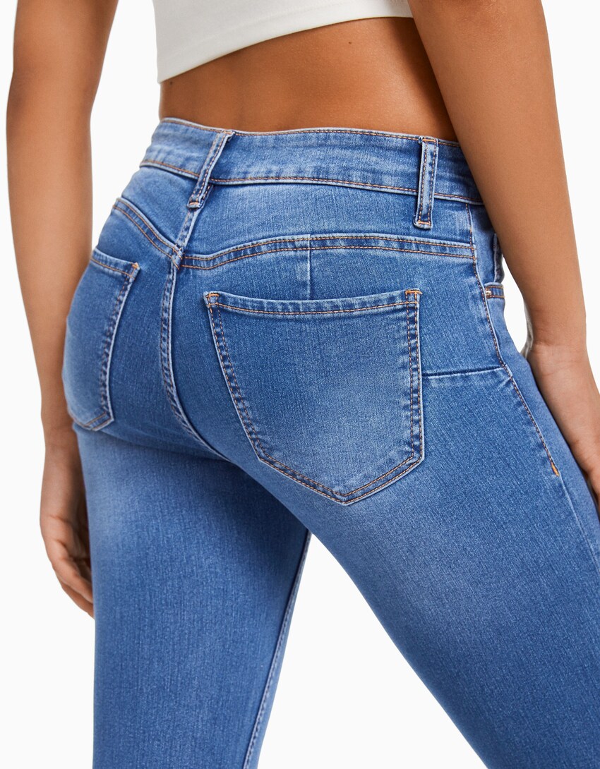 Push Up Skinny Jeans Bsk Teen Bershka
