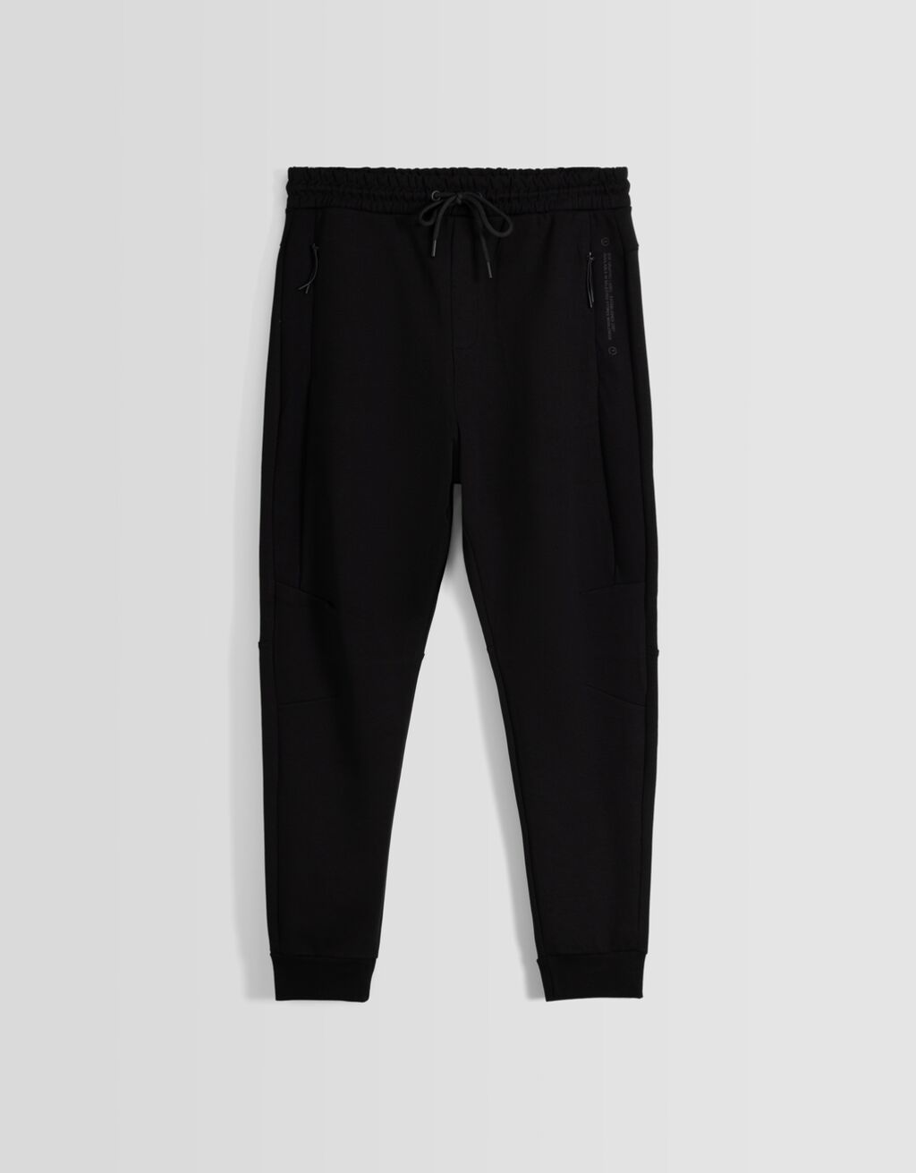 Παντελόνι jogger φλις με κοψίματα - Ανδρικά | Bershka