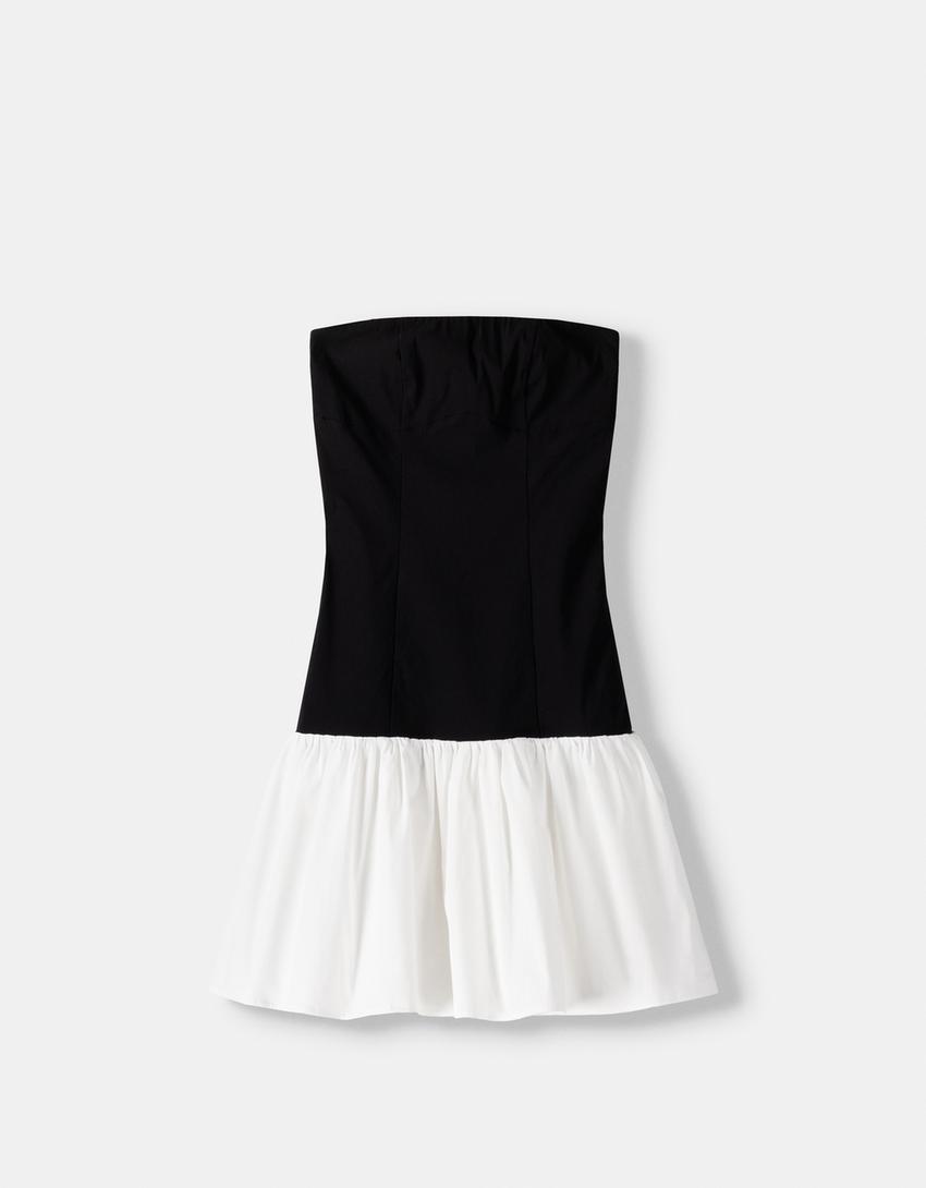 Mini-robe bandeau bouffante - BSK Teen | Bershka