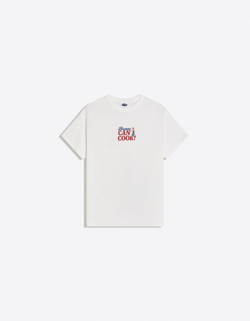 Camiseta Ratatouille manga corta print - Mujer | Bershka