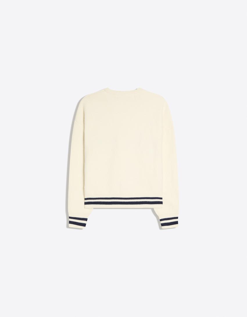 TOWELLING PRINT JUMPER - Men | Bershka