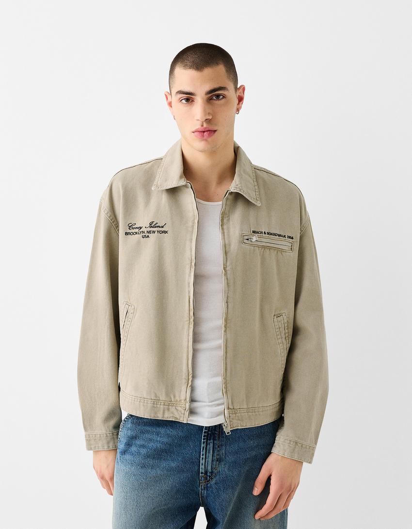 Boxy fit jacket - Men | Bershka