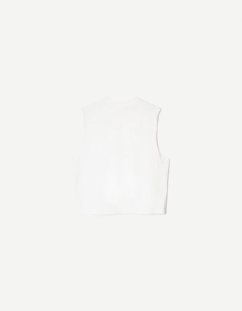 Sleeveless Top Men Bershka