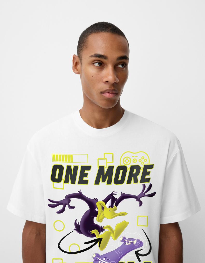 Looney Tunes Short Sleeve T Shirt Men Bershka