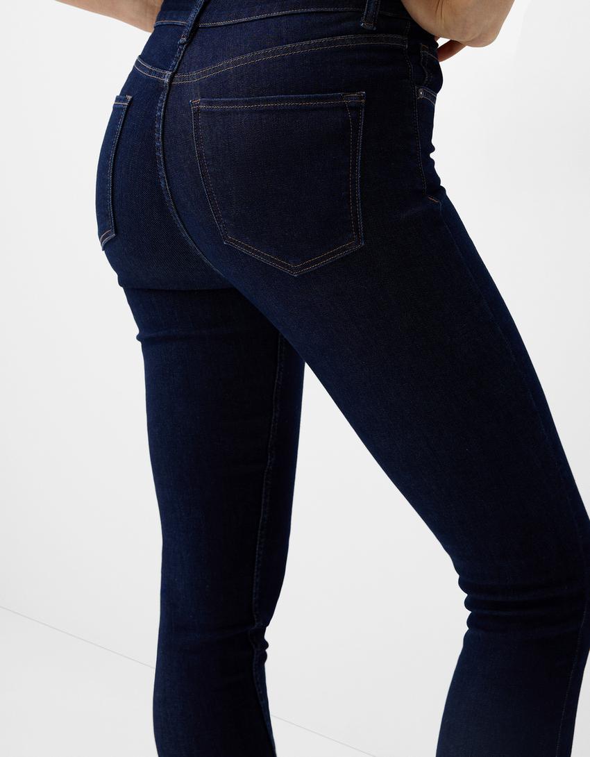 Super high waist skinny jeans - BSK Teen | Bershka