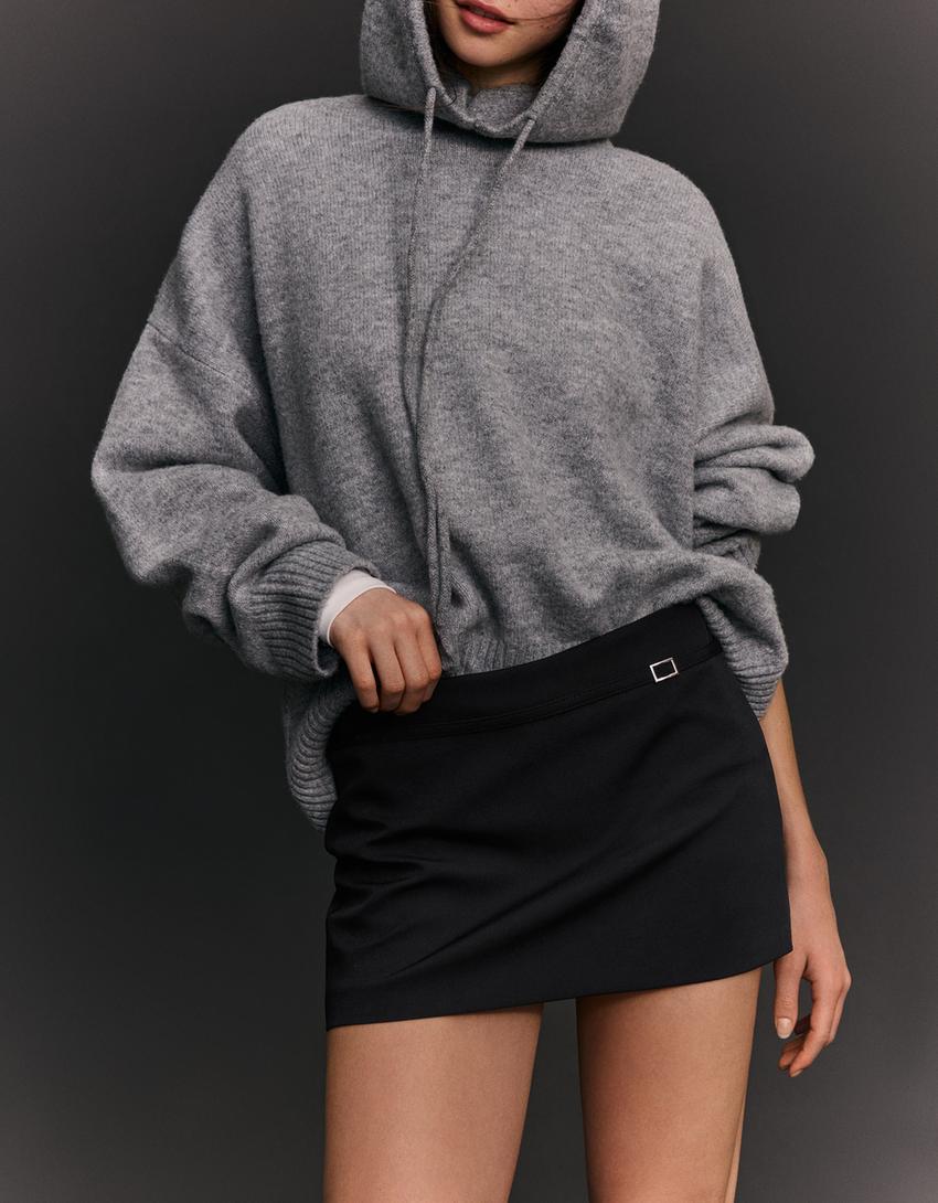 Mini buckle skort - Women | Bershka