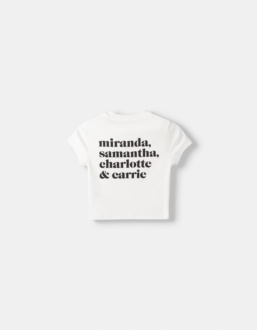 Sex And The City Short Sleeve T Shirt Women Bershka