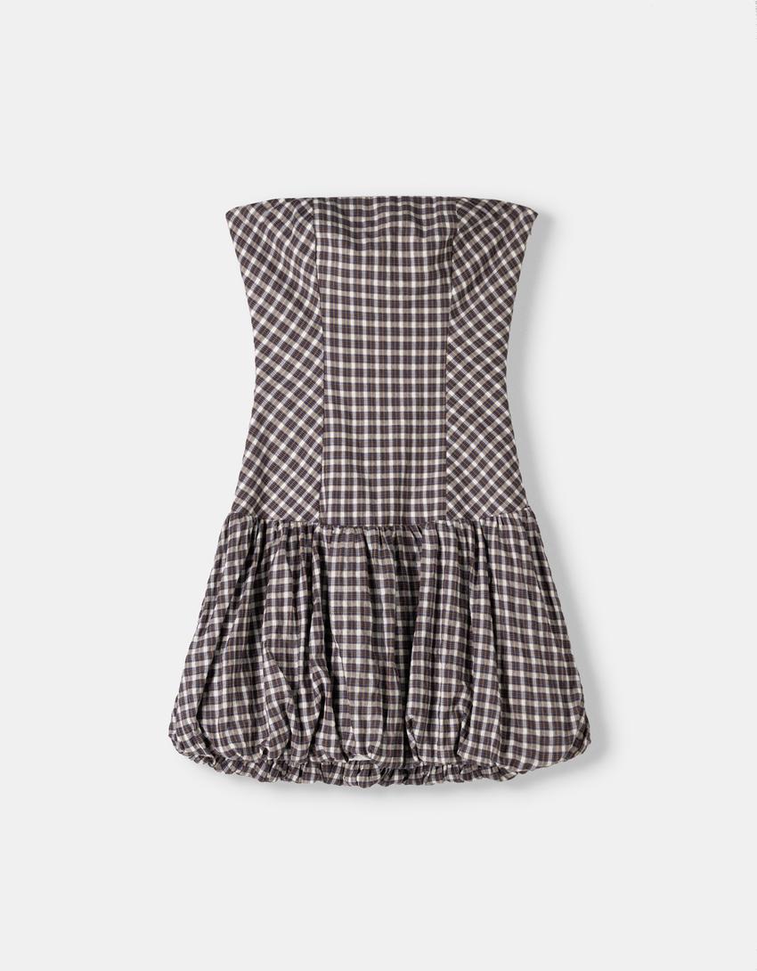 Balloon mini dress - Women | Bershka