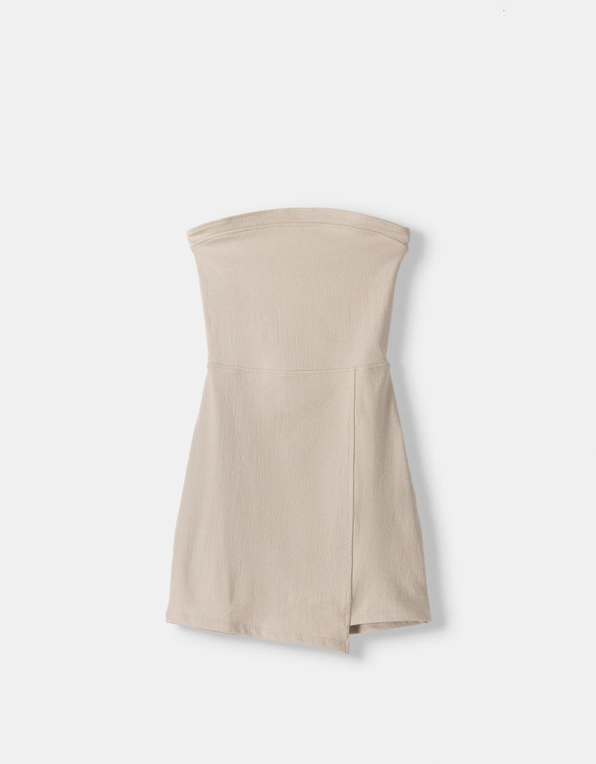 Mini-robe bandeau moulante - BSK Teen | Bershka
