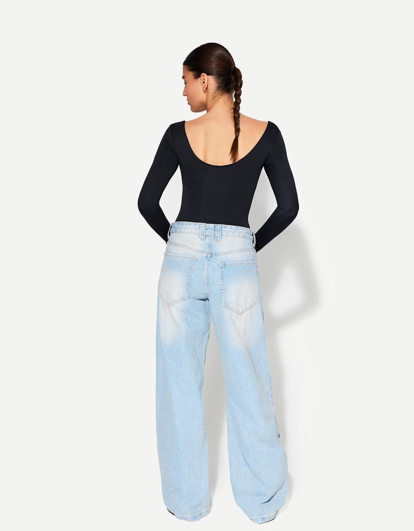 Long Sleeve Bodysuit Women Bershka