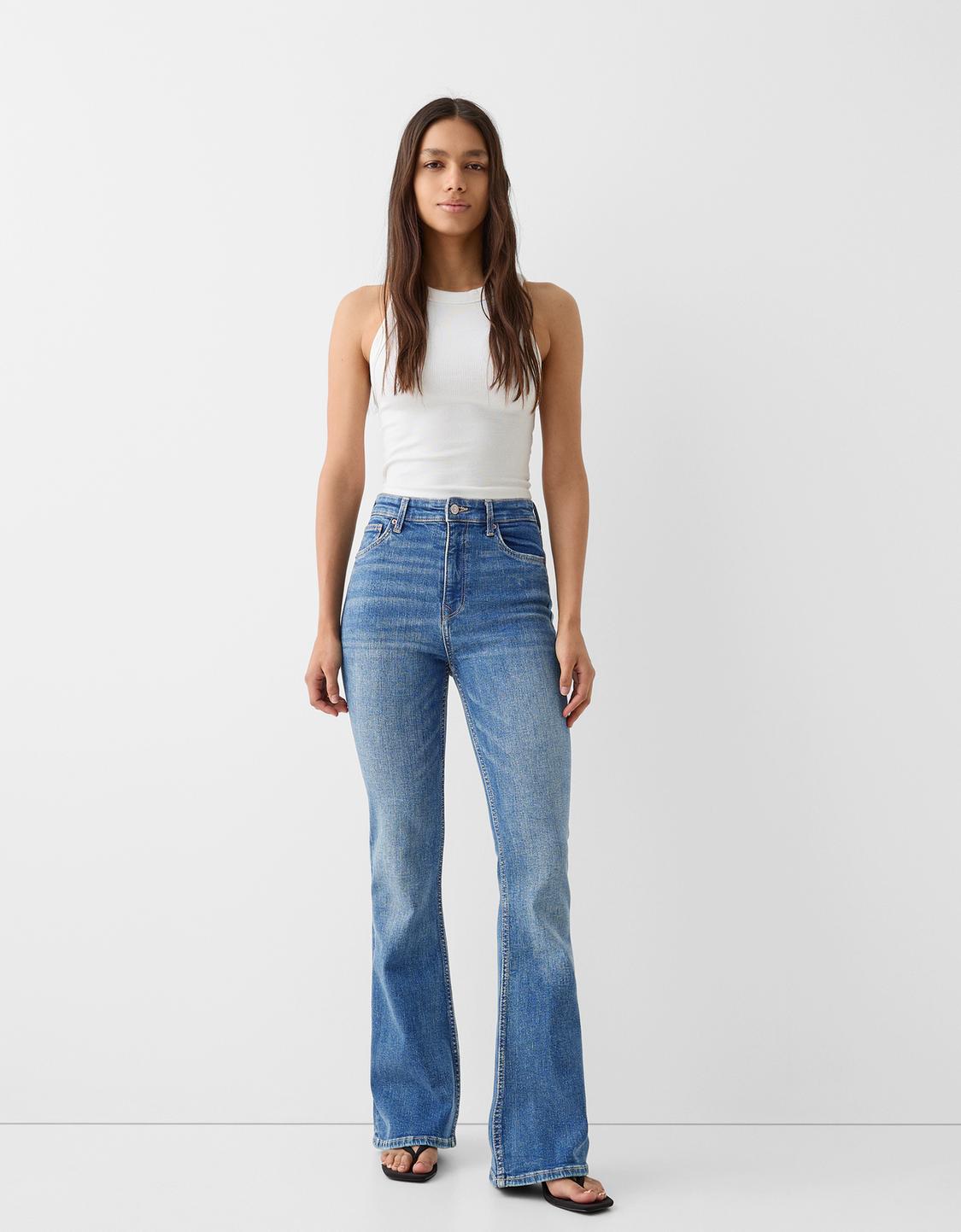 Women’s Flared Jeans | New Collection | Bershka