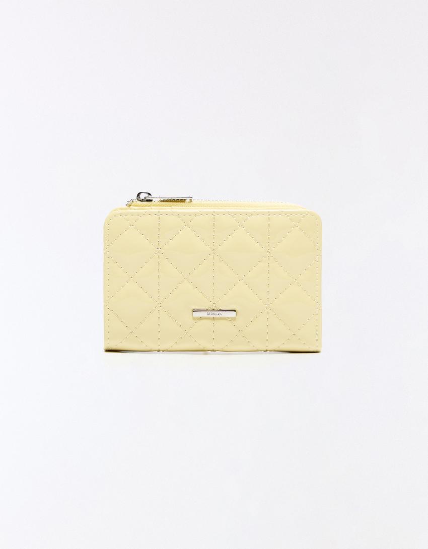 Patent effect purse - Women | Bershka