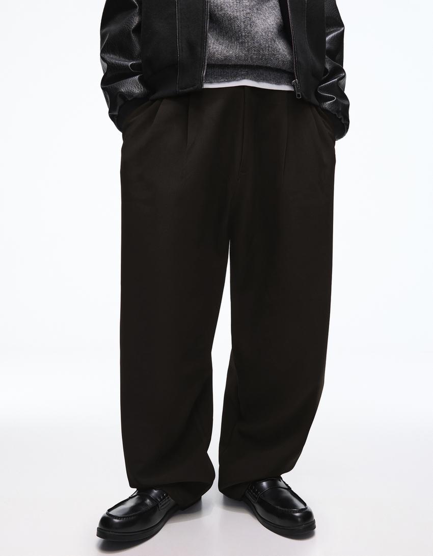 Pantalon super baggy tailoring - Homme | Bershka