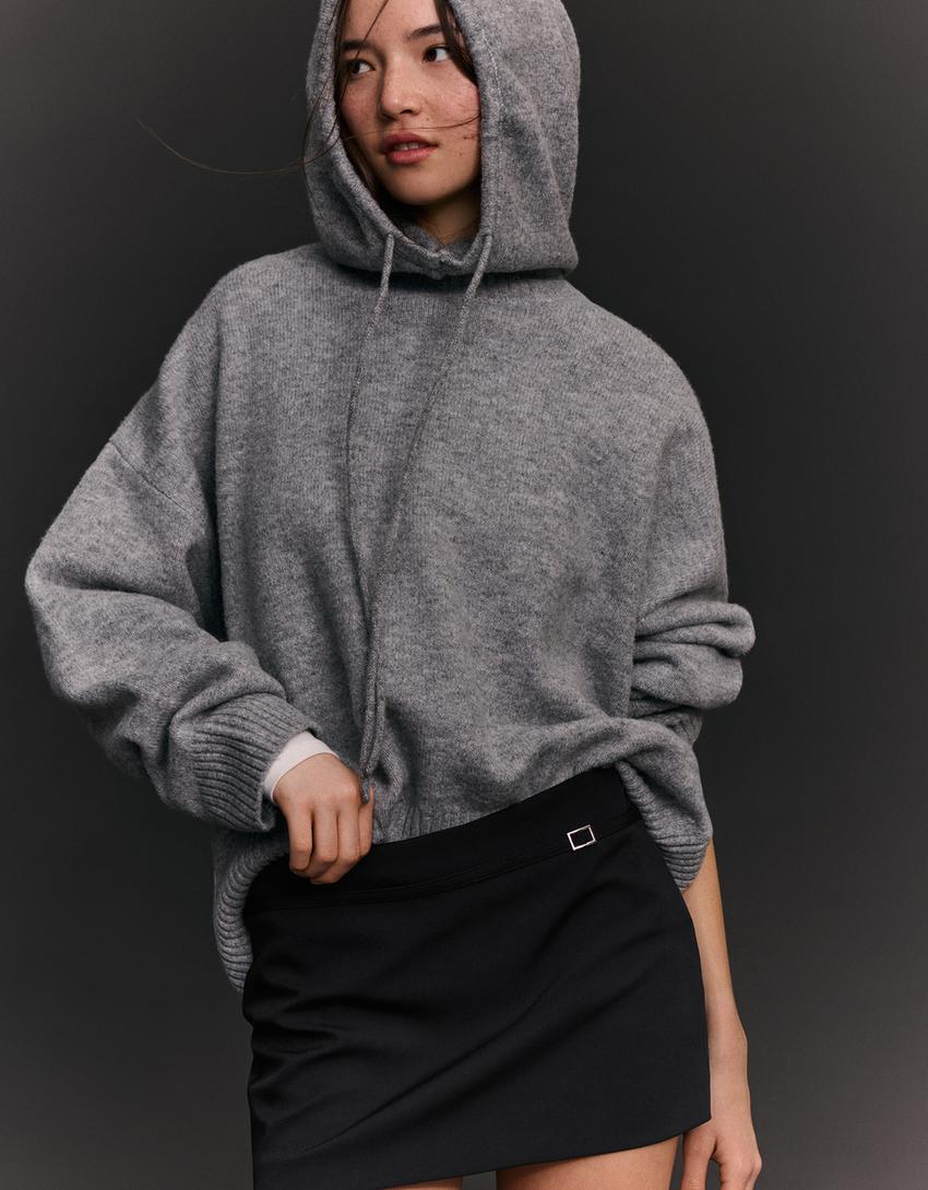 Mini buckle skort - Women | Bershka