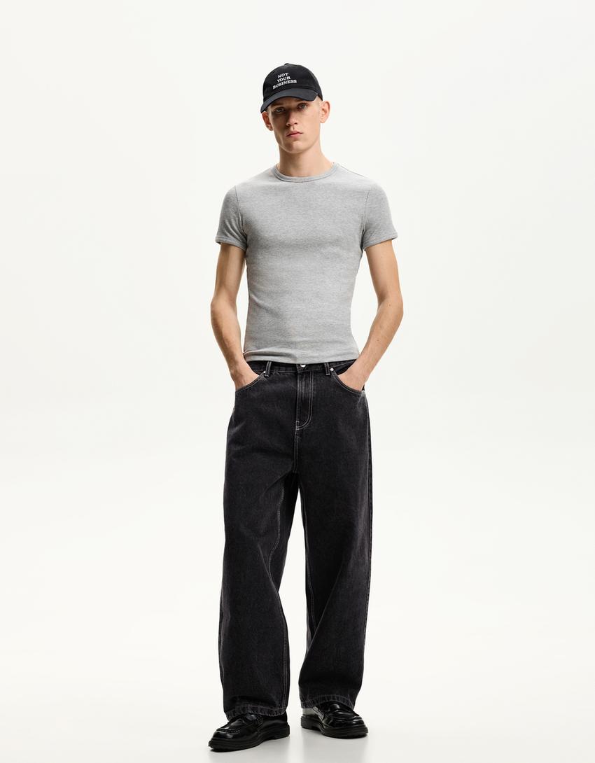 Loose fit Baggy Jeans Men Bershka loose-fit-baggy-jeans-men-bershka
